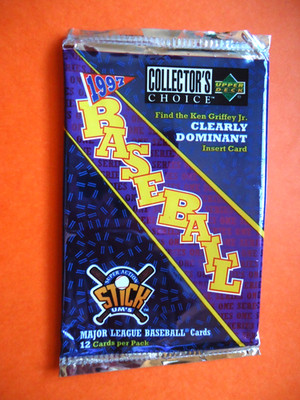 1997 Upper Deck Collector's Choice Baseball card wrapper - 12 cards | eBay