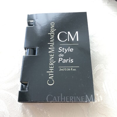 CM STYLE DE PARIS 2ml - 0.06oz Catherine Malandrino Sample Vial W/Card ...