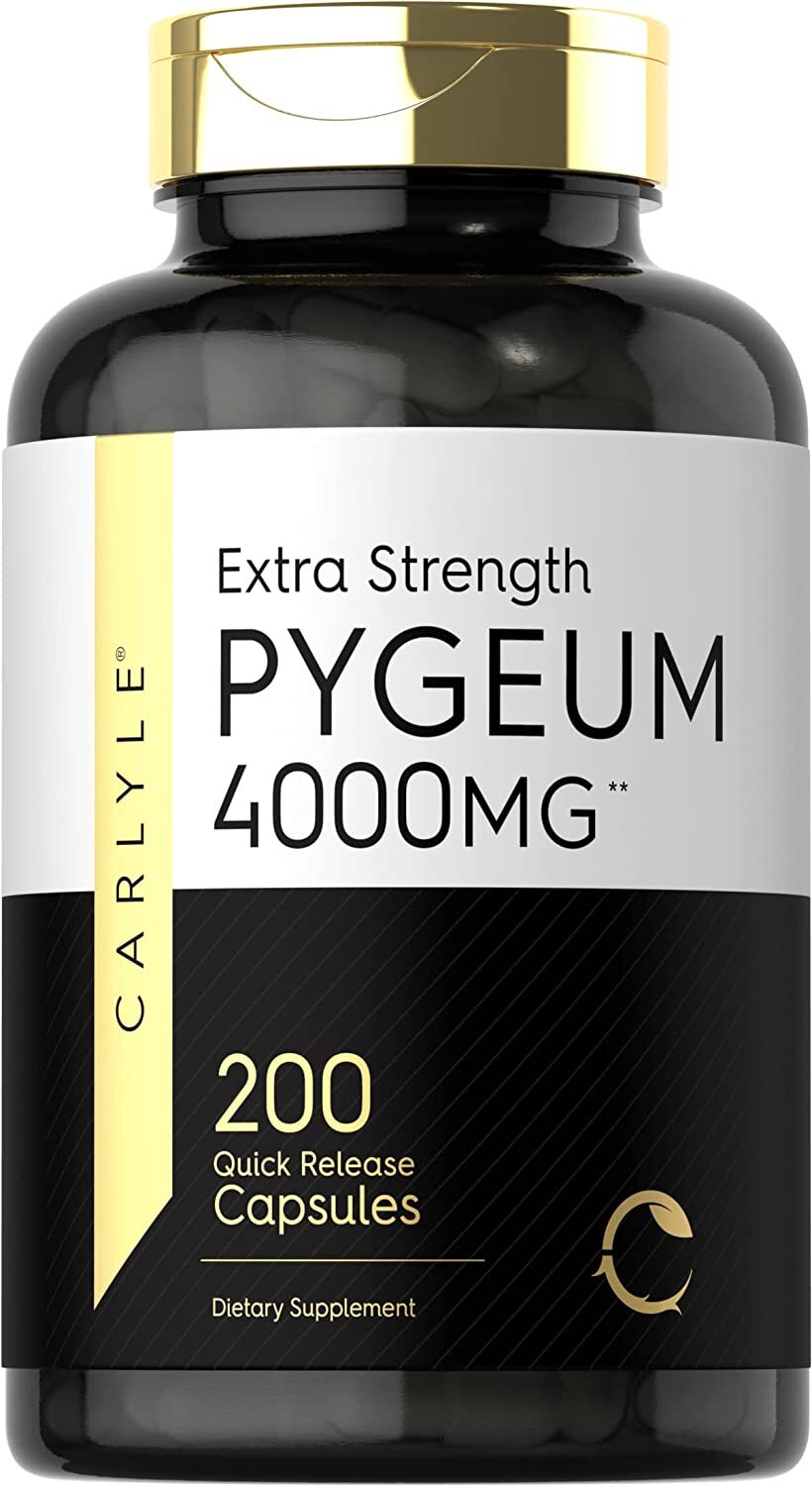 Pygeum Africanum Bark 4000 mg | 200 Capsules | High Potency Extract ...