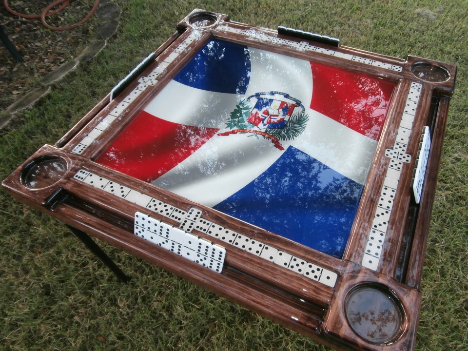 Domino Tables by Art with Dominican Flag | eBay