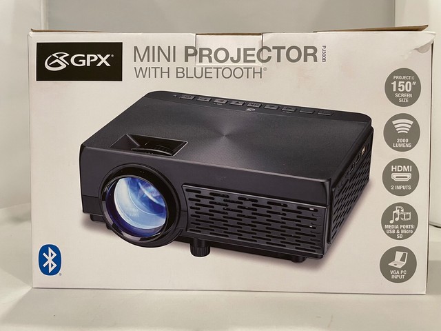 GPX Mini Projector PJ300B With Bluetooth for sale online | eBay