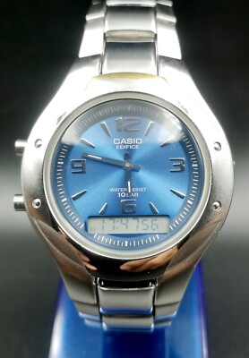 Vintage Casio Edifice EFA-105 Analog and Digital men quartz watch. | eBay