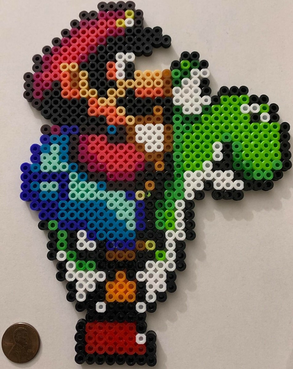 Yoshi Perler Bead Perler Bead Pattern Bead Sprites