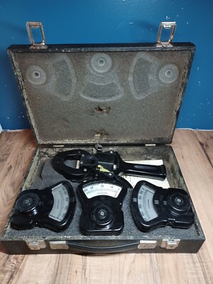 Columbia Electric Mfg Amp Probe Set Tong Tester 3 Heads 0 - 500 amps AC ...