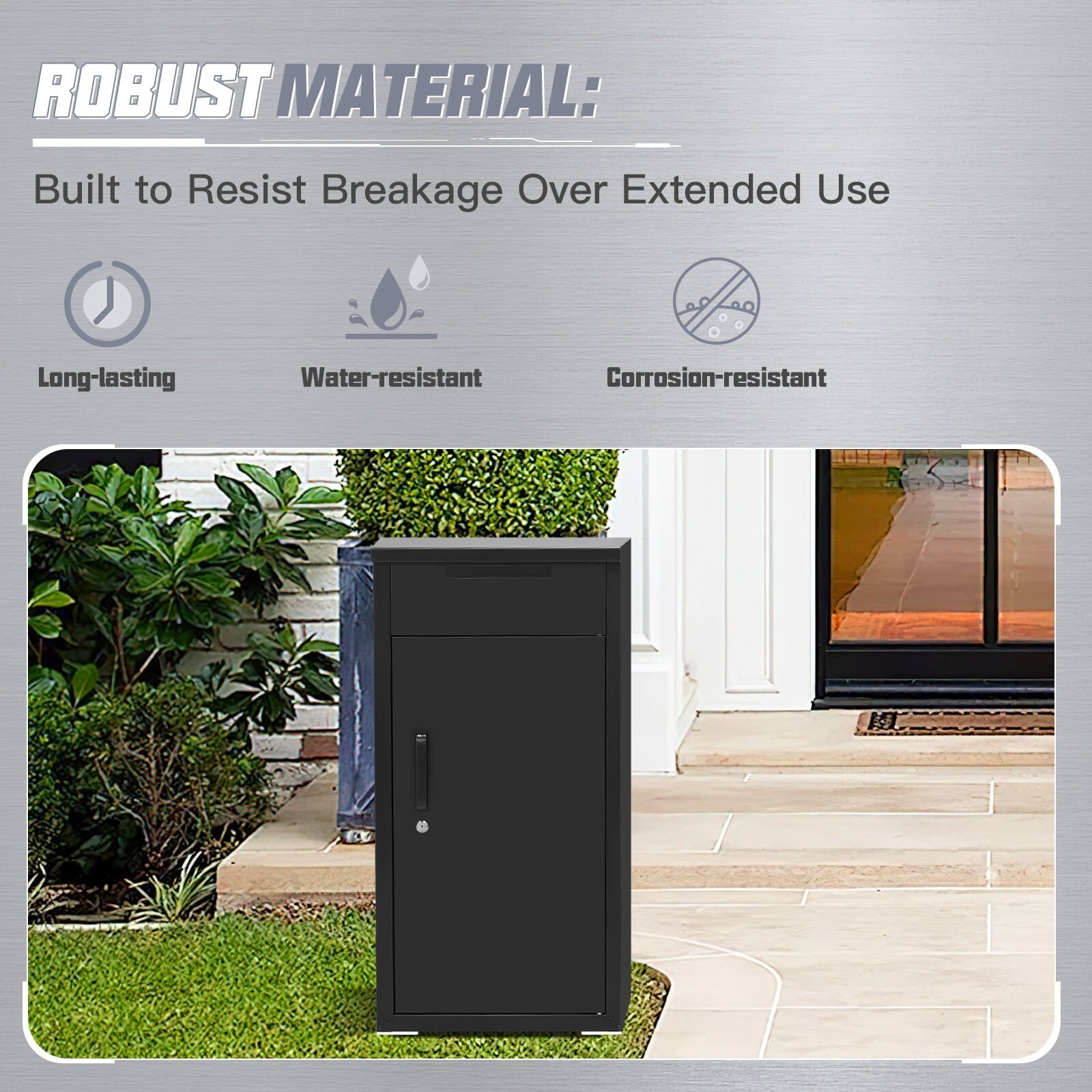 Danrelax Express Delivery Boxes for Outside, Envelope Slot and Lockable ...