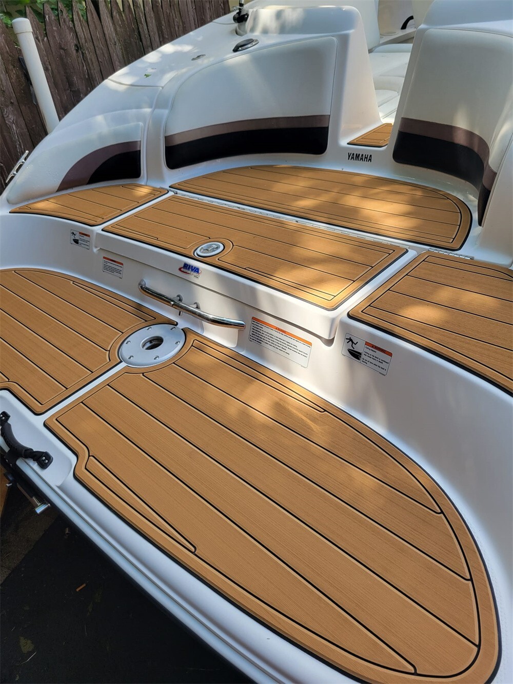 2017 Yamaha AR195 Swim Platform Cockpit Pad Boat EVA Foam Teak Deck ...
