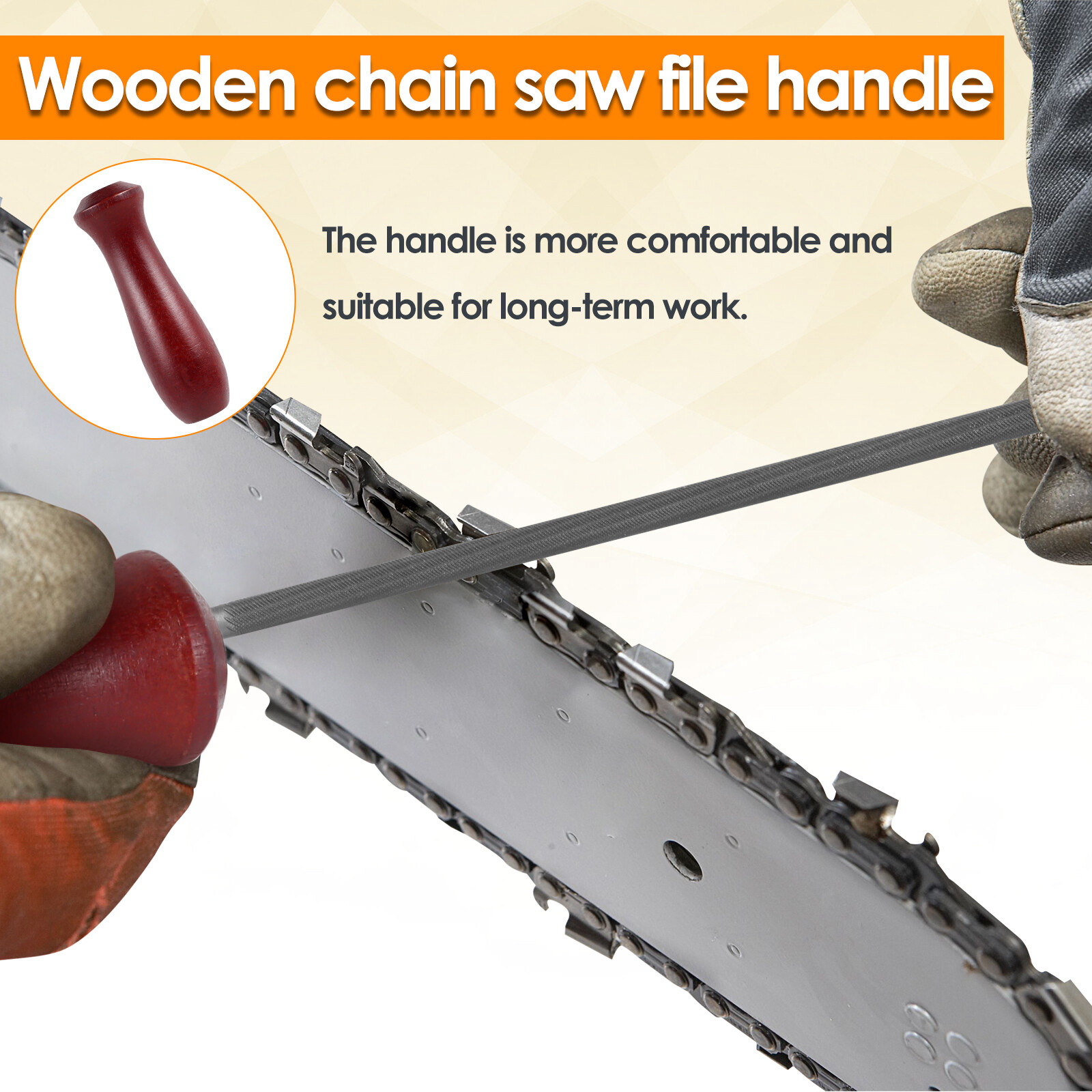 13Pcs Chainsaw Sharpener File Kit Sturdy Chain Saw Sharpening Tool Set ...