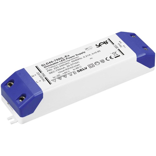 Self SLD20-350IL-ES 20W 350mA 30...54VDC Constant current LED power ...