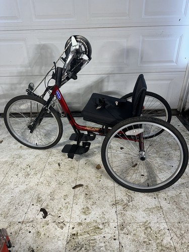 17” W Seat Invacare Top End Excelerator handcycle 7 speeds Hand Cycle ...