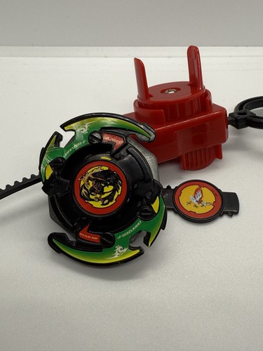 Beyblade Black Dranzer F Flame HASBRO OLD GENERATION Plastic W ...