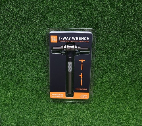 Fix It Sticks Ratcheting T-Way Wrench with Locking 1/4" Hex Drive ...