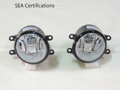 New Genuine Valeo Pair Camry Corolla Matrix Prius Yaris Fog Lights Lamp ...