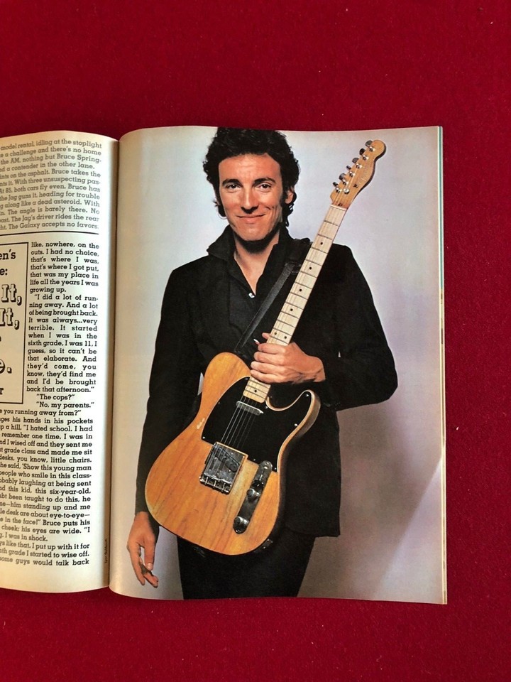 1978, Bruce Springsteen, "CRAWDADDY" Magazine (No Label) | eBay