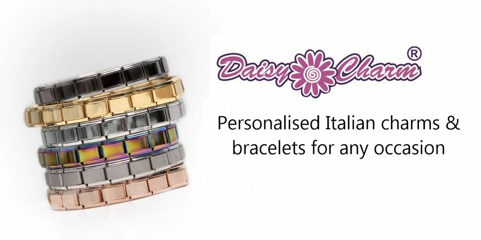 C Names - Daisy Charm For 9mm Italian Modular charm bracelets | eBay UK