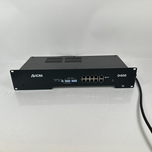 Aviom D400-Dante A-Net Distributor with Dante Connectivity CG007WM | eBay