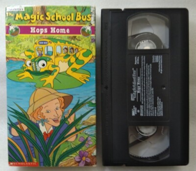 VHS The Magic School Bus - Hops Home, Nature's Own "Living Rooms" 1995 ...