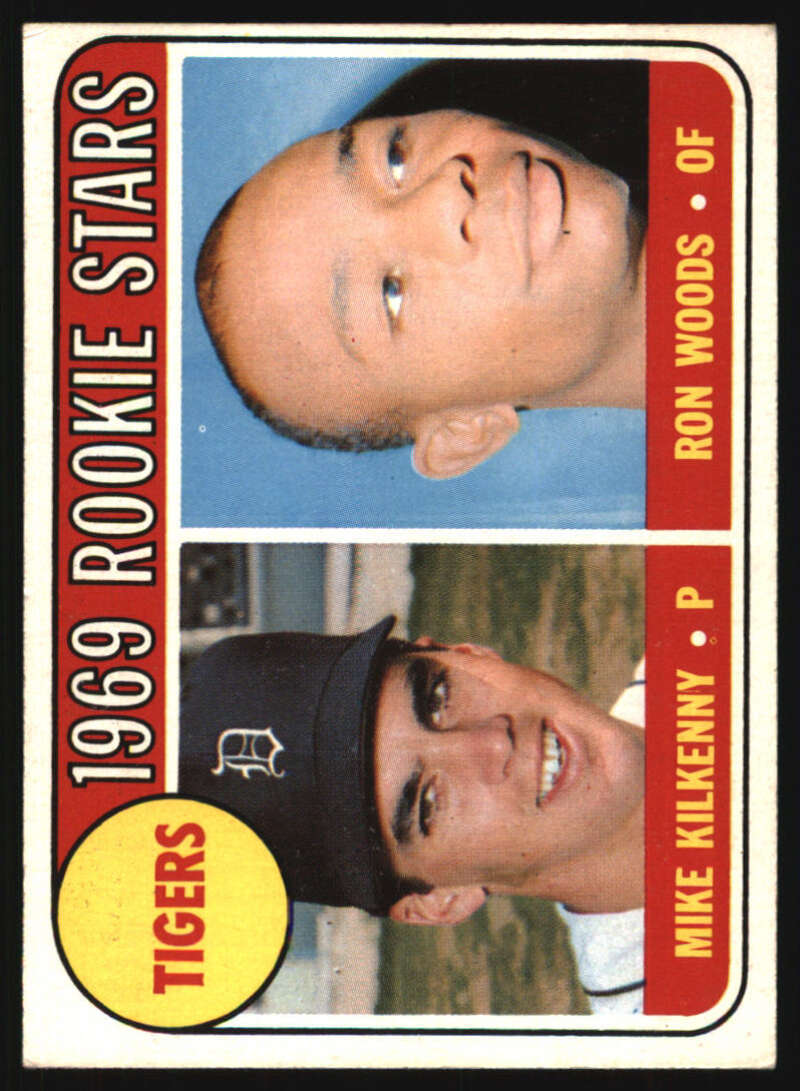 1969 Topps #544 Tigers Rookies Mike Kilkenny/Ron Woods EX/EX+ RC Rookie ...