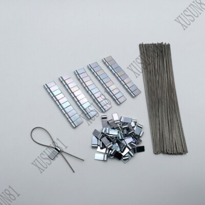 100PK ELECTRIC METER FLAG SECURITY TAMPER SEALS & WIRES TAMPER PROOF ...