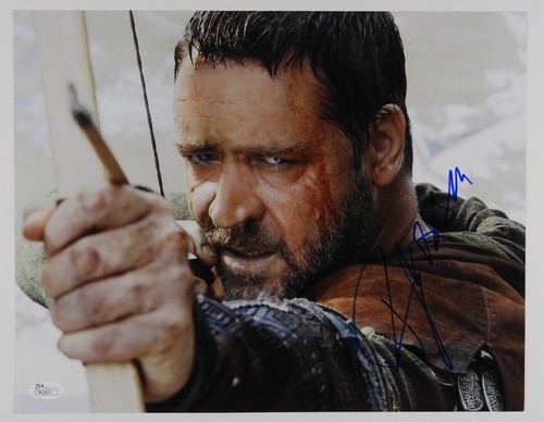 Russell Crowe Autograph JSA 11 x14 Signed Photo Gladiator Robin Hood | eBay