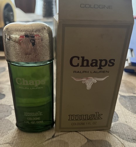 Vintage Chaps Ralph Lauren Musk Cologne Splash 1 oz NEW IN BOX 1979 HTF ...