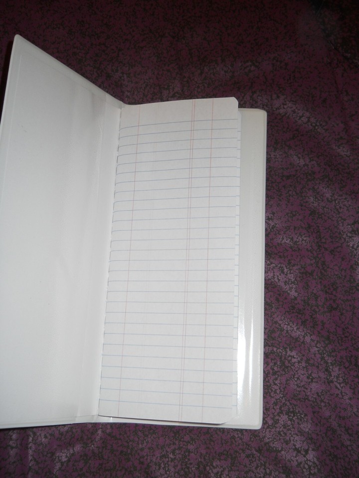 Vinyl Tally Book 3 3/4x8 1/4 / Titan Downhole / WHITE / 5 PER ORDER. | eBay