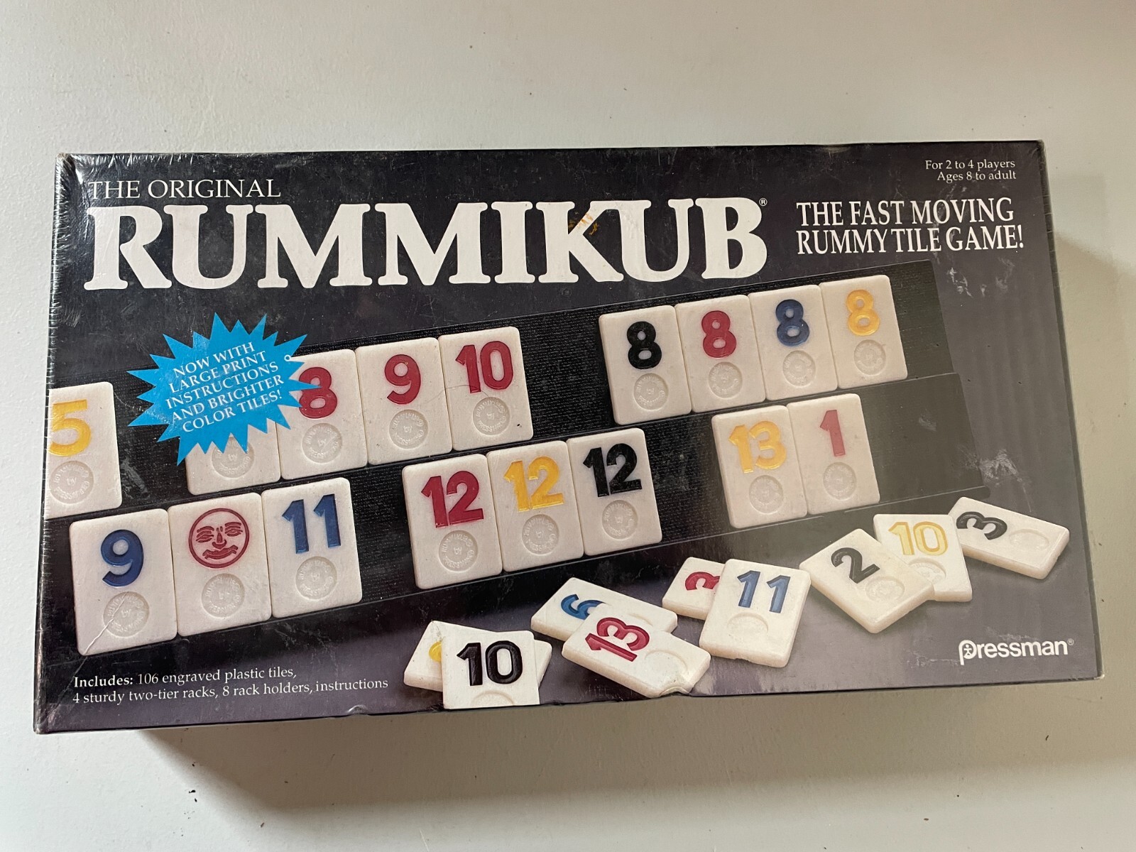 Original Rummikub Game Pressman Edition NOS Rummy-Cube Tile Vtg 1990 ...