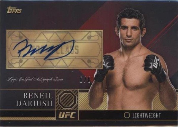 2016 Topps UFC Top of the Class - Autographs Red #TCA-BD Beneil Dariush ...