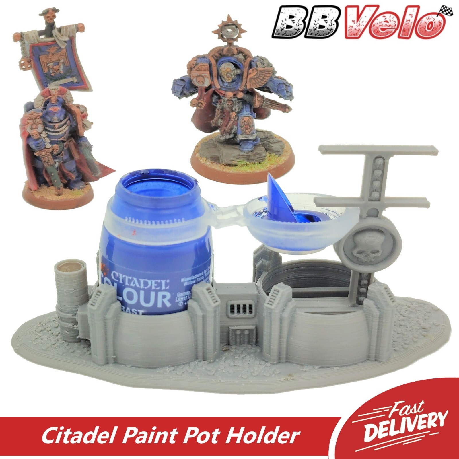 Paint Pot Holder For All Citadel GW Paints Anti-Spill Shade Base ...