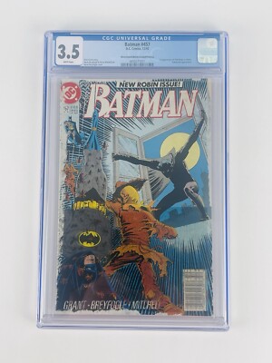 Batman #457 2nd Print Newsstand HTF CGC 3.5 First Tim Drake As Robin | eBay
