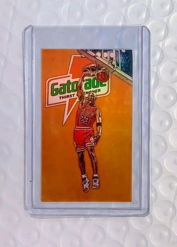 1991 Michael Jordan Gatorade Be Like Mike Slam Dunk Orange Promo ...