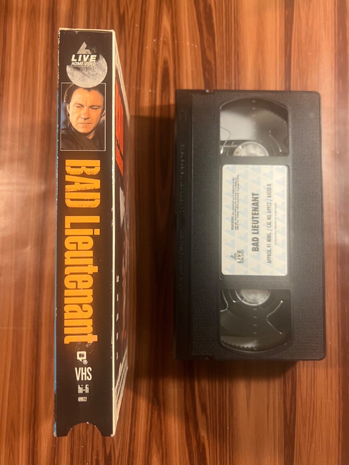 Bad Lieutenant VHS 1993 R Rated Version 90's Harvey Keitel Sleaze Crime ...
