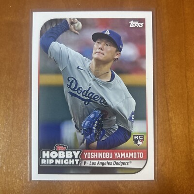 2024 Topps Hobby Rip Night Yoshinobu Yamamoto RC Dodgers 35 | eBay