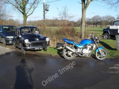 Photo 6x4 New Year Day's Meet at The Elsted Inn- the old and the new ...
