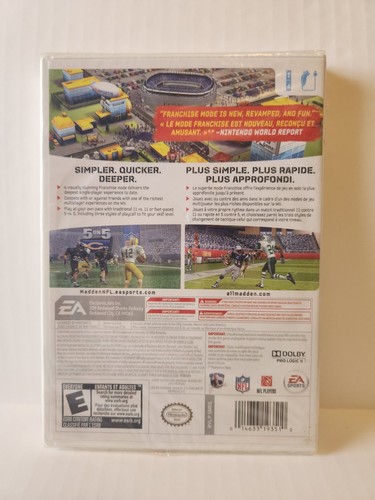 Madden NFL 11 - Nintendo Wii New Unopened 14633193510| eBay