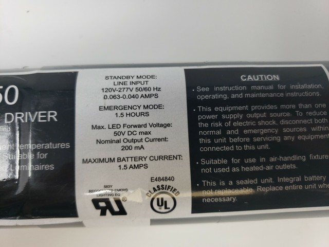 Power Sentry PS1050 Emergency LED Driver for sale online | eBay