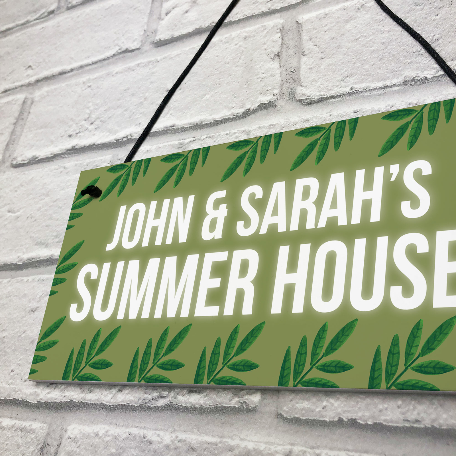 Shabby Chic Summer House Sign PERSONALISED Garden Shed Gift Home Decor ...
