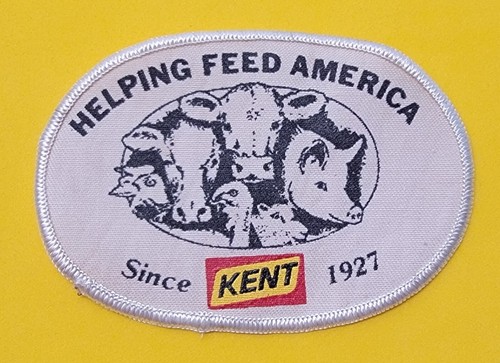 Vintage KENT Feed Seed Farm Patch Farm Animals Farming Patch | eBay