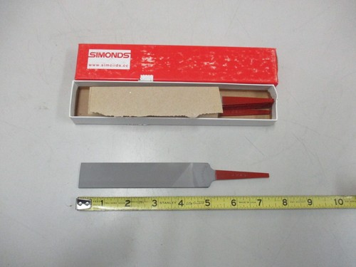 Simonds 6pc 5" -1/2 Smooth Single Cut Red Tang Hand File 73-022470 for ...
