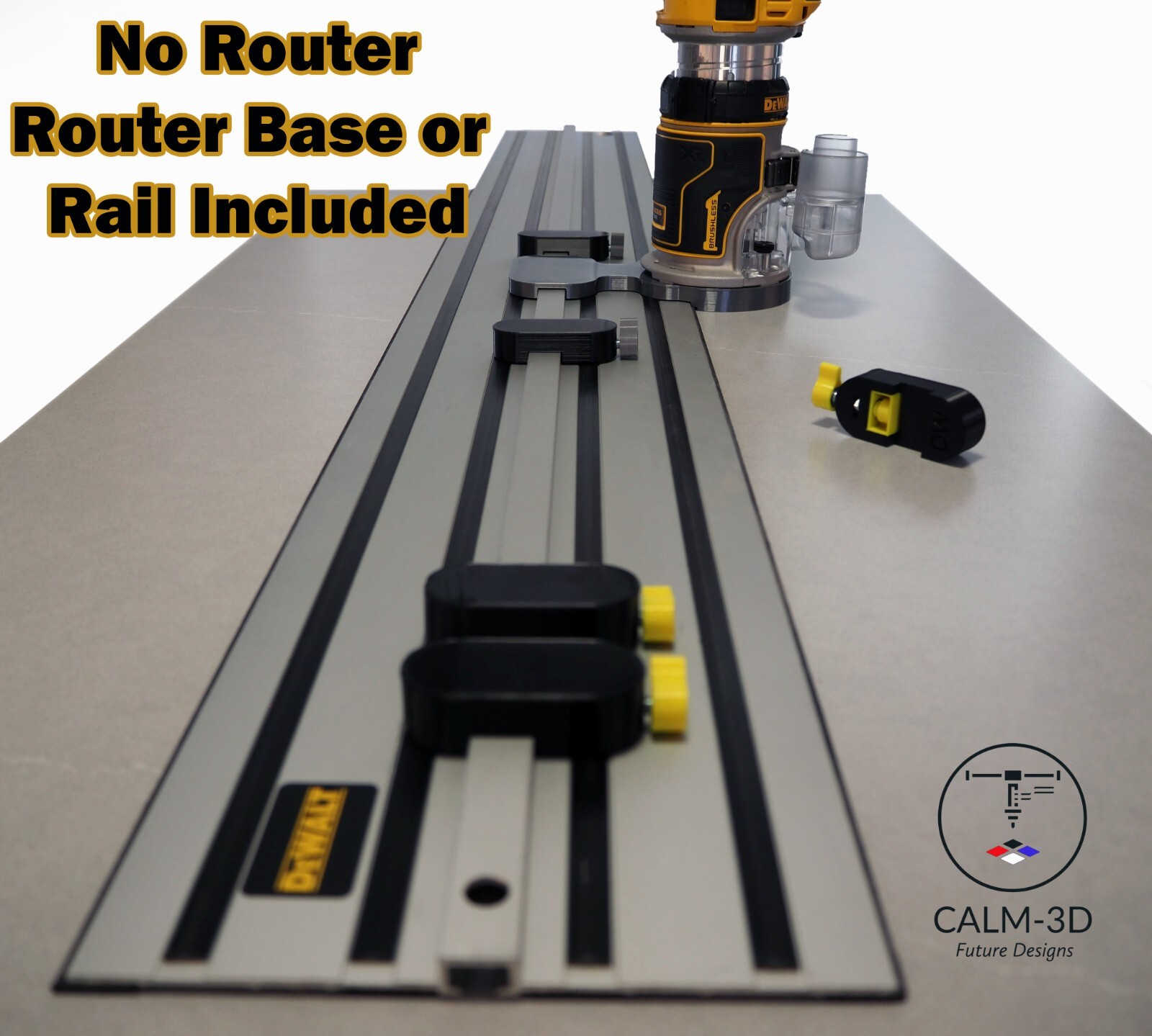 Router Milwaukee ToolCurve Guide Rail Stops - Set Of 2 For Milwaukee ...