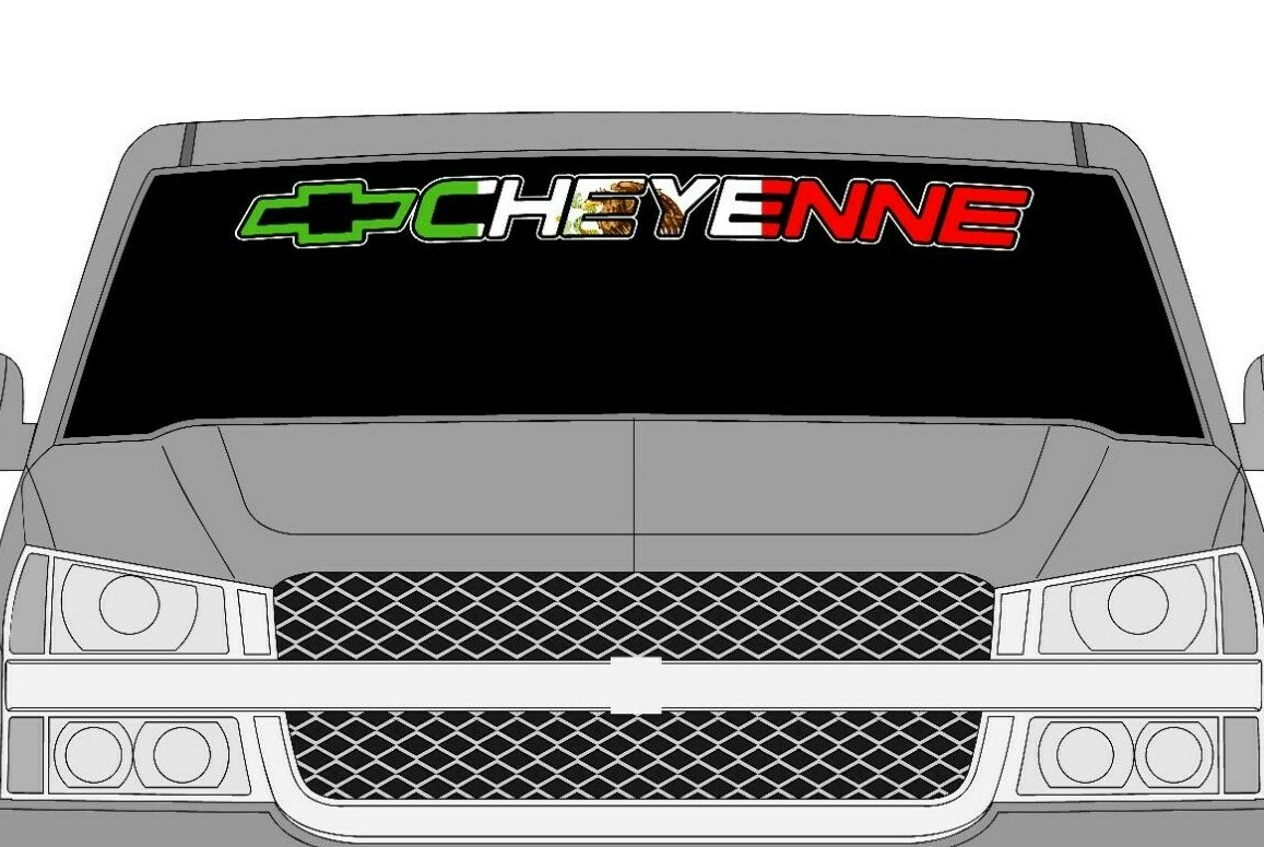 Chevy Front Window Decals