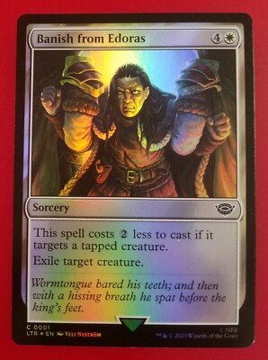 1x Banish from Edoras (0001) | FOIL | LTR: Tales of Middle-Earth | MTG ...