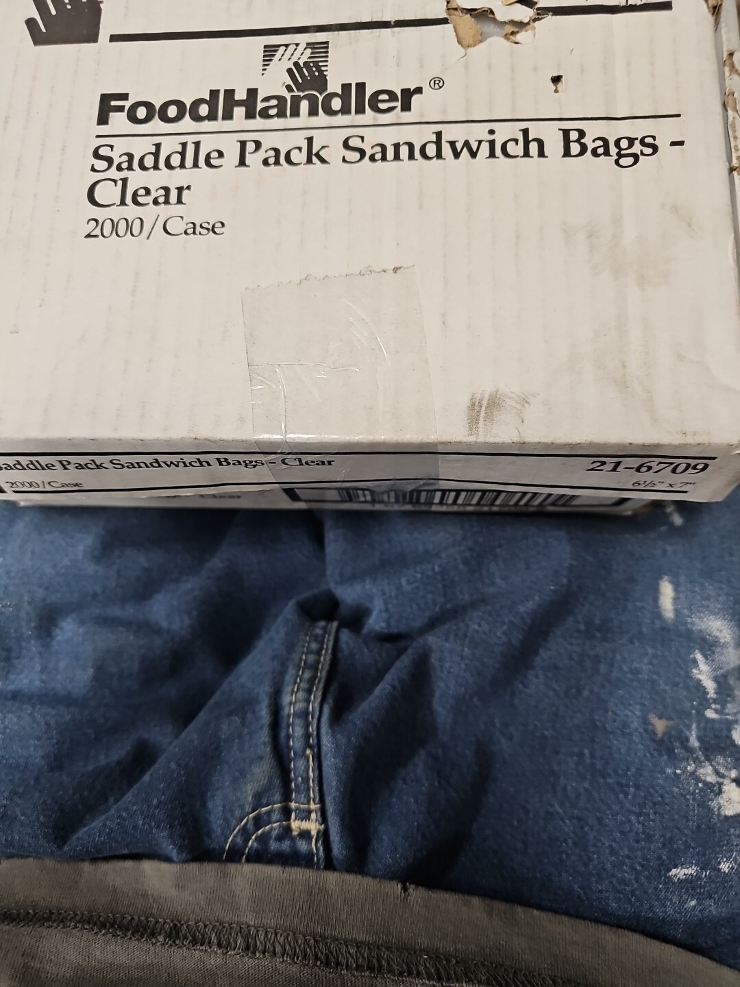 Free Shipping 2000 Pack Foodhandler Sandwich Bags 6-1/2 x 7" Saddle Pack Clear | eBay