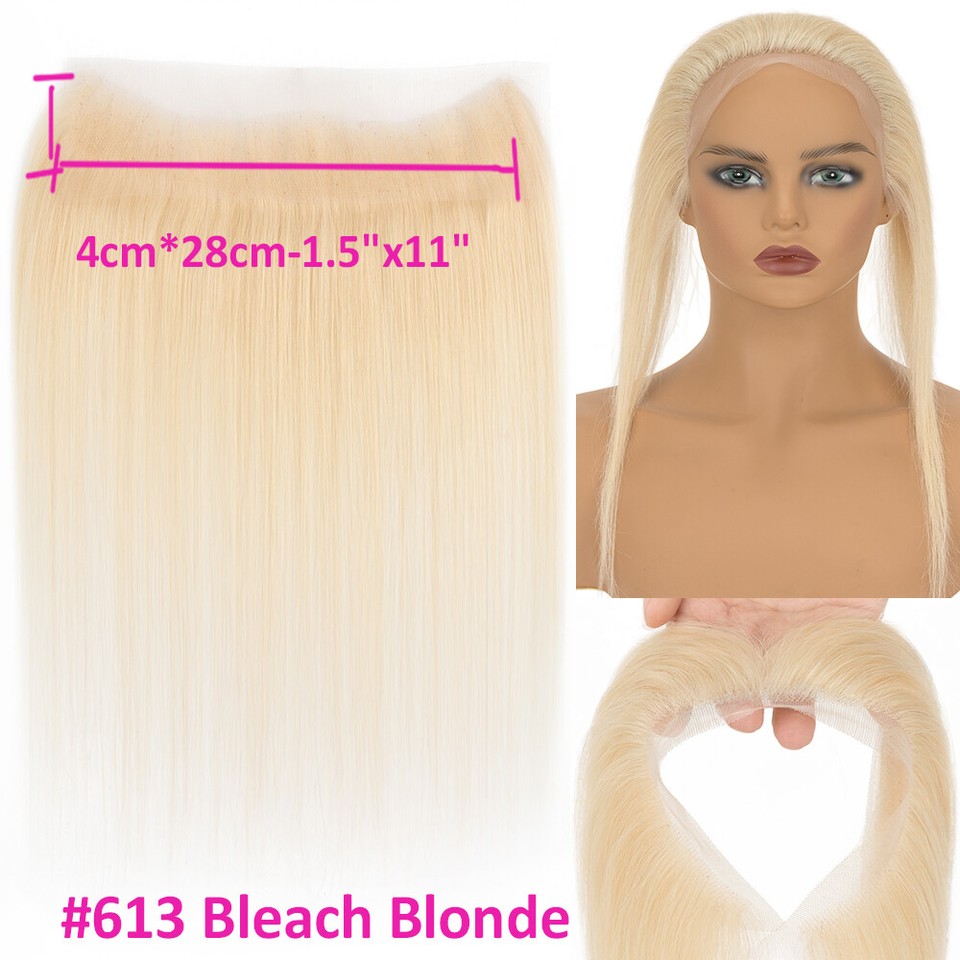 Full Lace Hair Topper Women Hairline Remy Human Forehead Hairpiece ...