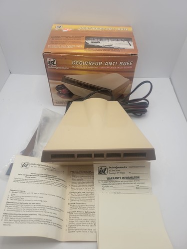 RARE Vtg Interdynamics bd-1 Electric Defroster Defogger rear window 70s ...