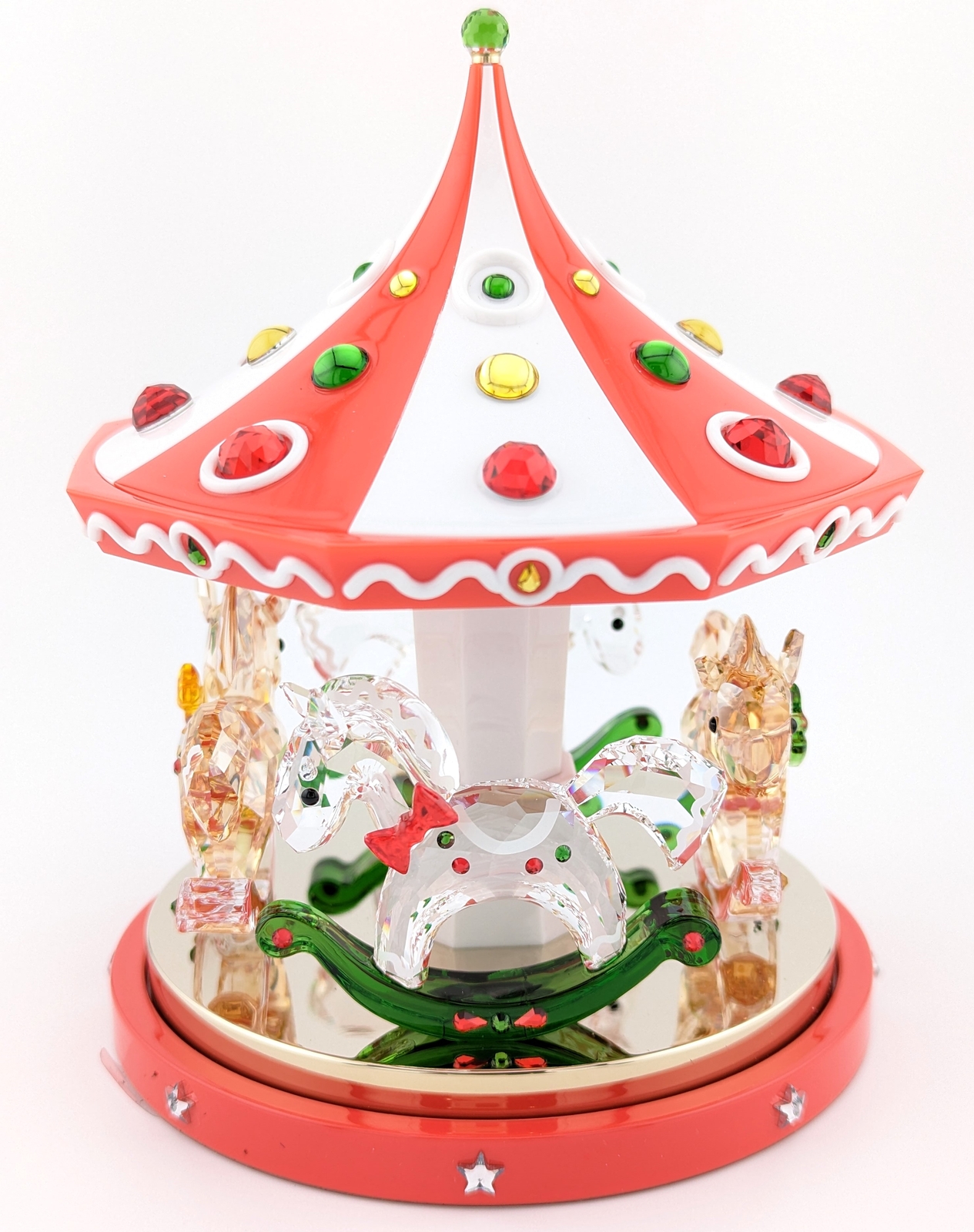 Swarovski Crystal Holiday Cheers Carousel Decoration - 5637096 for sale ...