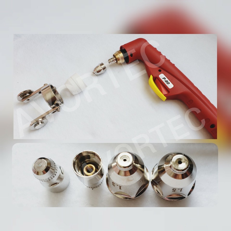 P80 Plasma Torch 60A Consumables 20 Pc Set 1.5 Tips, Nozzles P80 - USPS ...