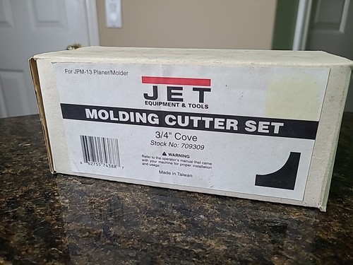 JET Tools 3/4'' COVE Molding Cutter Set For JPM-13 Planer/Molder NOS | eBay