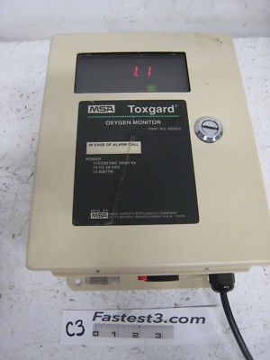 MSA Toxgard 485950 Oxygen Monitor 110/220V Mine Safety Appliances | eBay
