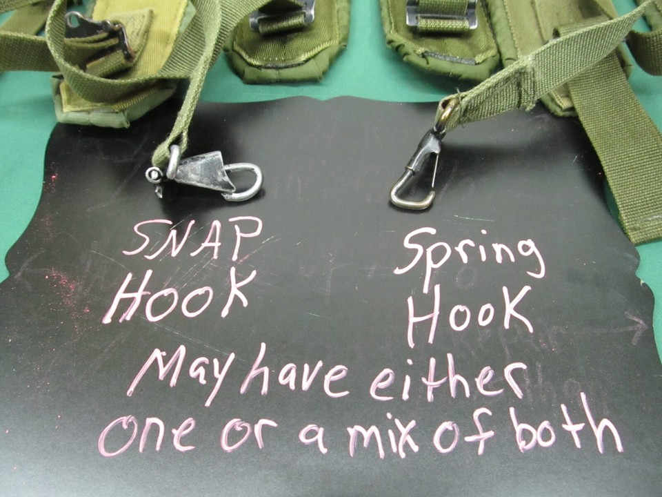 MILITARY ALICE WEB GEAR SET LC2 LBE WEB BELT LG 2 AMMO POUCH CANTEEN ...