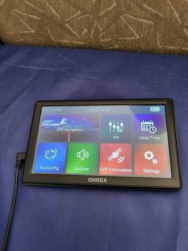 OHREX GPS Navigation for Truck/RV/Car, 7" Display with 2023 Maps ...